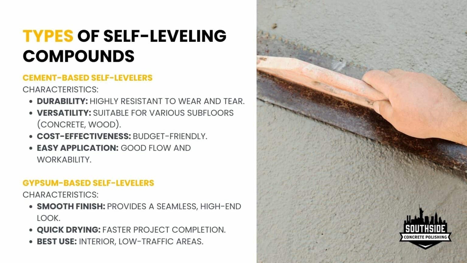 Different Types of Self Levelers Compounds
